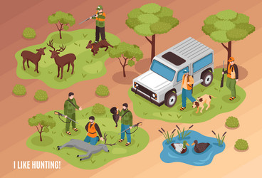 Hunting Scene Vector Images (over 2,100)