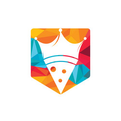 Food king logo design template Royalty Free Vector Image