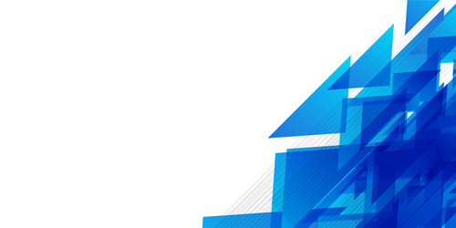 Abstract minimal blue background with geometric Vector Image