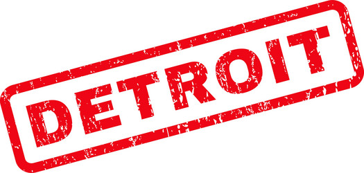Detroit rubber stamp Royalty Free Vector Image