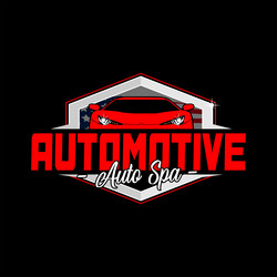 Automotive car care logo design Royalty Free Vector Image