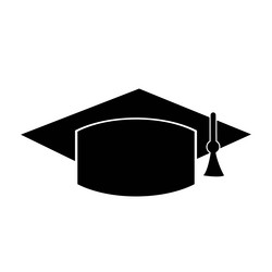 Bachelor hat logo Royalty Free Vector Image - VectorStock