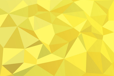 Abstract yellow low polygon background and texture