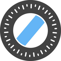 Round scale Royalty Free Vector Image - VectorStock