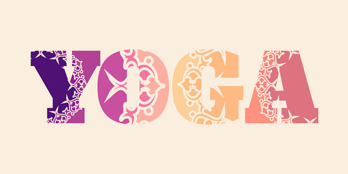 Yoga Calligraphy Vector Images (over 2,300)