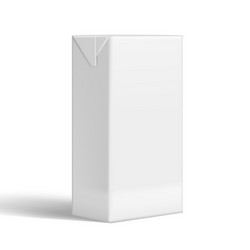 Blank spout carton liquid product packaging Vector Image