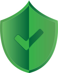 Secure logo badge design ic Royalty Free Vector Image