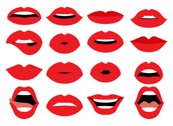 Biting Lip Silhouette Vector Images (over 120)