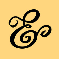 Ampersands Ampersand Script Vector Images (over 850)