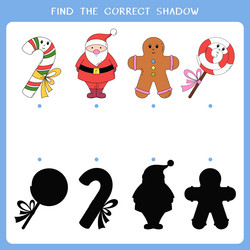 Find correct shadow for vegetable Royalty Free Vector Image