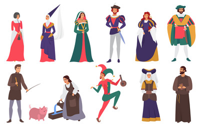 Renaissance Cartoon Characters Vector Images (over 340)