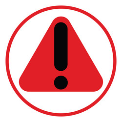 Stop icon on a white background Royalty Free Vector Image