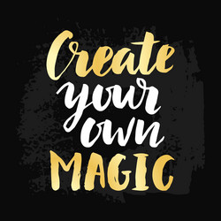 Create your own magic Royalty Free Vector Image