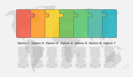 Jigsaw Puzzle Seven Vector Images (over 150)