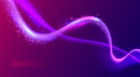 Abstract light wave lines Royalty Free Vector Image