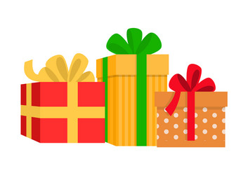 Cartoon presents Royalty Free Vector Image - VectorStock
