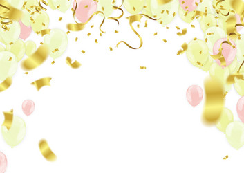 Golden celebration background group gold Vector Image