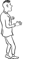 Stickman Yelling Vector Images (54)