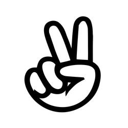 Peace Sign Hand Vector Images (over 32,000)