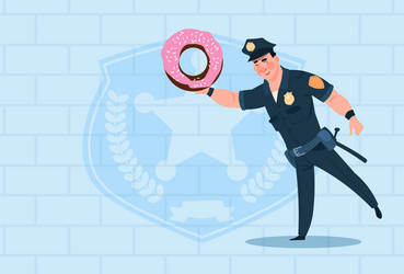 Cop Donut Vector Images (over 190)