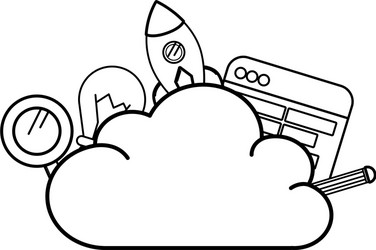 Web windows cartoon Royalty Free Vector Image - VectorStock