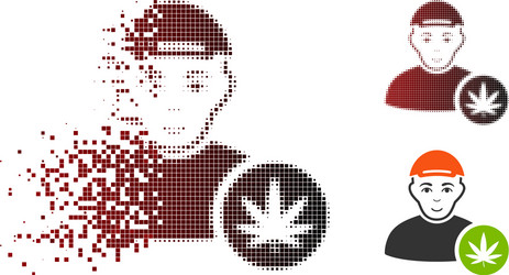 Pixel Weed Vector Images (over 130)