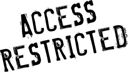 Access restricted rubber stamp Royalty Free Vector Image