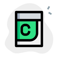 Casein powder a good mass gainer Royalty Free Vector Image