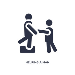 Silhouette People Climbing Help Vector Images (over 170)