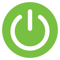 Red and green power buttons switch Royalty Free Vector Image