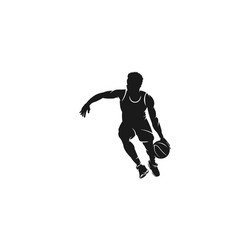 Abstract basketball athlete Royalty Free Vector Image
