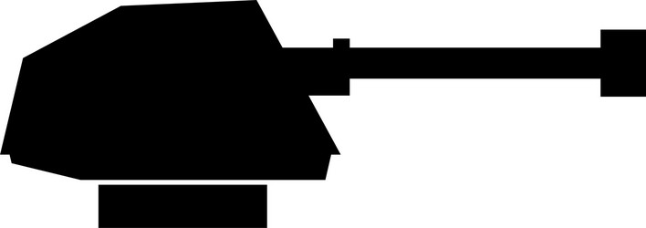 Railgun hand weapon Royalty Free Vector Image - VectorStock