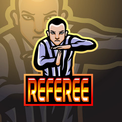 Football Referee Time Out Character