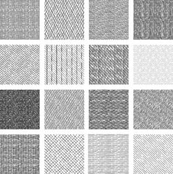 Sketch hatching abstract pattern backgrounds Vector Image