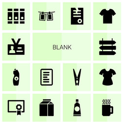 Certificate blank icon business card template Vector Image