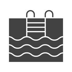 Pool party icon image Royalty Free Vector Image