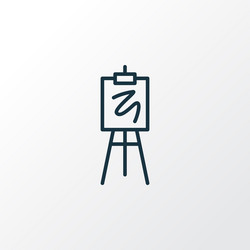 Drawing easel icon symbol premium quality Vector Image