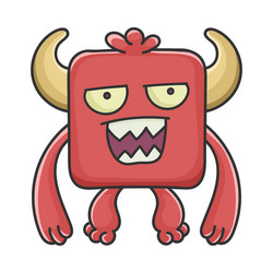 Monster cartoon Royalty Free Vector Image - VectorStock