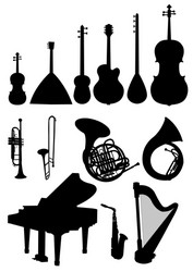 Musical instruments Royalty Free Vector Image - VectorStock