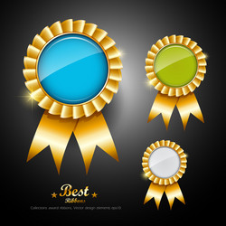 Award ribbon Royalty Free Vector Image - VectorStock