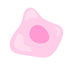 Human stem cell icon for medical design Royalty Free Vector