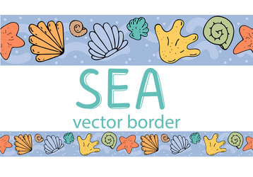 Seashells Border Vector Images (over 960)