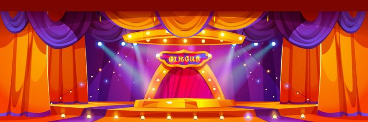 Inside Circus Tent Background