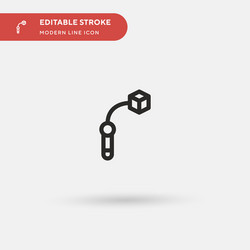 Warehouse simple icon symbol Royalty Free Vector Image