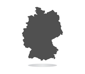 Map germany Royalty Free Vector Image - VectorStock