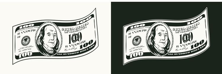 100 Dollar Bill Vector Images (over 1,900)