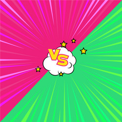 Fight bubble comics styl Royalty Free Vector Image