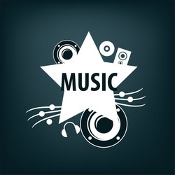 Logo music Royalty Free Vector Image - VectorStock