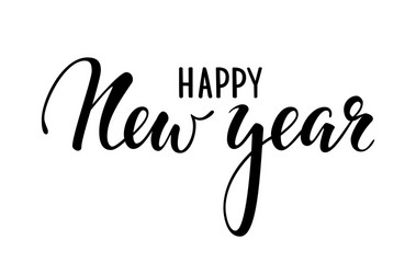Happy New Year Cursive Vector Images (over 710)