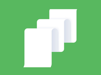 Long paper document Royalty Free Vector Image - VectorStock